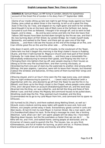 AQA English Language Paper 2 Section A | Teaching Resources