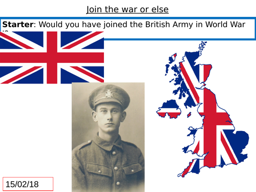 WWI recruitment & conchies | Teaching Resources