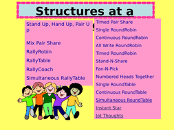 Kagan Structures Presentation | Teaching Resources