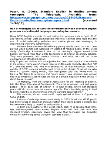 A Level English Language Unit 7 "Language Change" | Teaching Resources