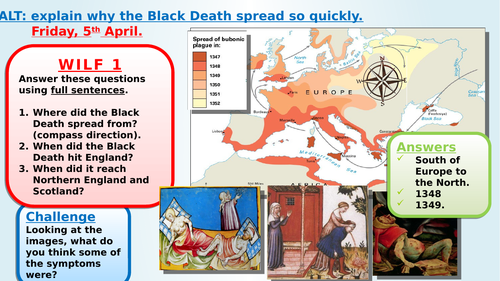 KS3 Medieval life and the Black Death | Teaching Resources