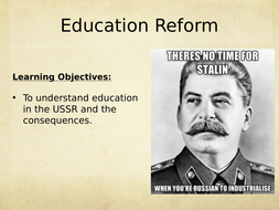 Stalin's Education Reform | Teaching Resources