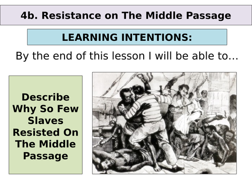 National 4/5 Atlantic Slave Trade | Teaching Resources