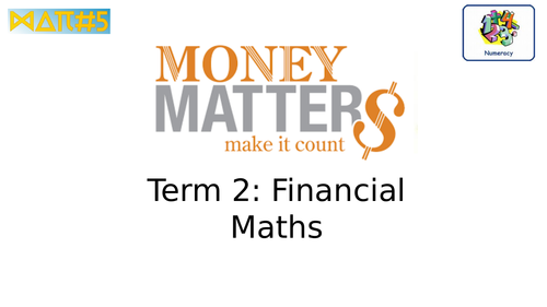 Financial Maths - Money Matters | Teaching Resources