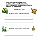 Rainforest Poem | Teaching Resources