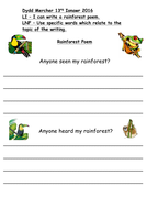 Rainforest Poem | Teaching Resources