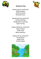 Rainforest Poem | Teaching Resources