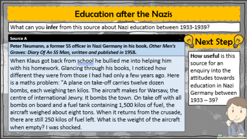 Nazi Education & Schools - Weimar & Nazi Germany - GCSE History Edexcel ...