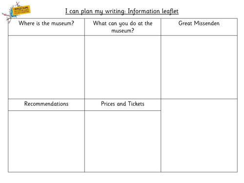 Roald Dahl Biography and Great Missenden Non-fiction writing pack | Teaching Resources