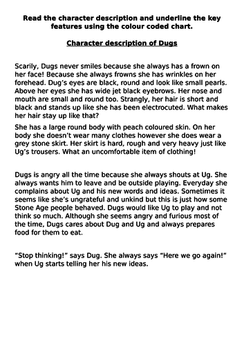 Ug- Boy Genius of the Stone Age writing resources | Teaching Resources