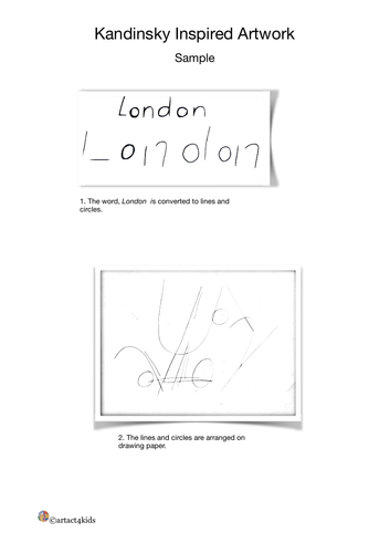 KANDINSKY INSPIRED ART | Teaching Resources