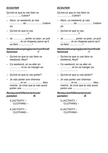 LA MODE - FASHION - STUDIO 2 | Teaching Resources