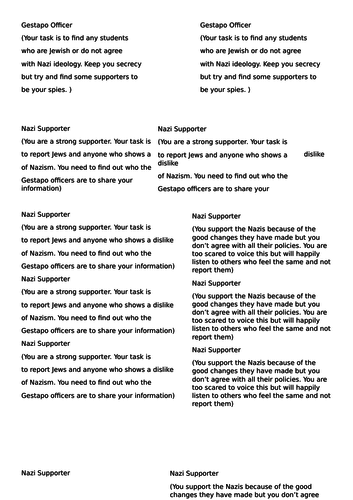 Nazi police state and propaganda Germany 1933-45 | Teaching Resources