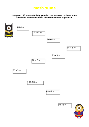 Math sums | Teaching Resources
