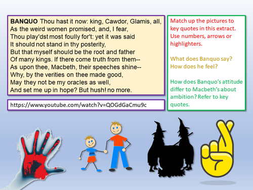 Macbeth Act 3 Scene 1 Banquo | Teaching Resources
