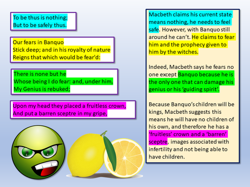 Macbeth Act 3 Scene 1 Banquo | Teaching Resources