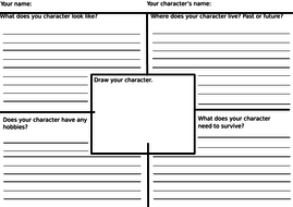 Character Description Writing Frame | Teaching Resources