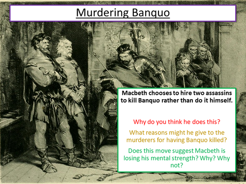 Macbeth Banquo Act 3 Scene 2 | Teaching Resources