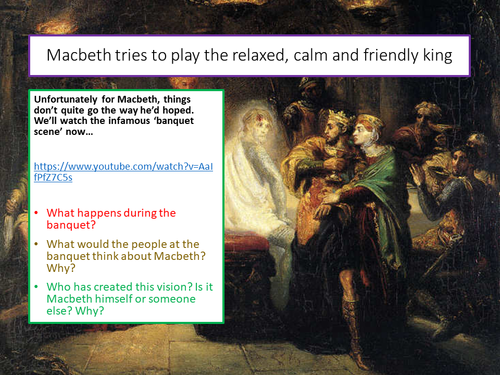Macbeth Banquet Scene | Teaching Resources