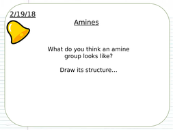 New AQA A2 Organic chemistry- Amines | Teaching Resources