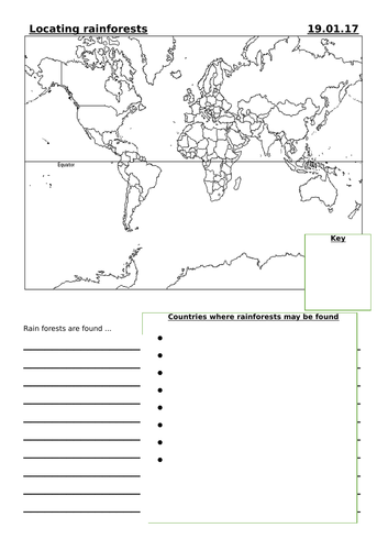 7 weeks SEN geography planning - environmental regions, deserts, arctic ...