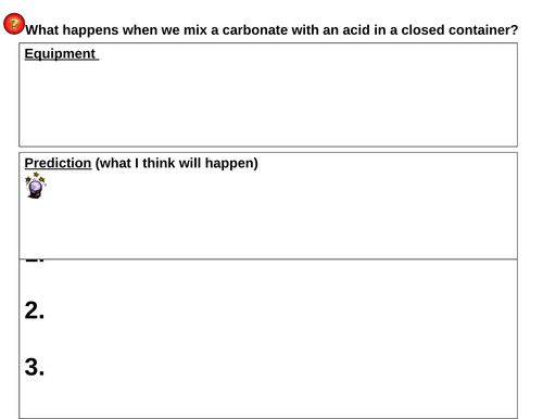 Outstanding science lesson - SEN P4-L1 - Chemical reactions - popping ...