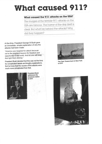 9.11, Terrorism, War and Peace | Teaching Resources