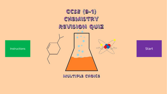 GCSE Chemistry Revision Quiz | Teaching Resources