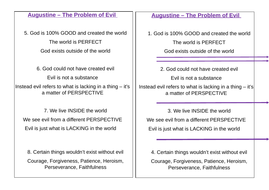 Augustine - The Problem of Evil | Teaching Resources