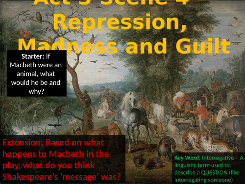 Act 3 Scene 4 Macbeth GCSE English Literature 9-1 | Teaching Resources