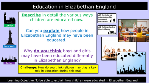 Education in Elizabethan England | Teaching Resources