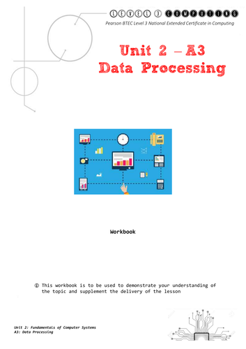Btec Level 3 Computing Unit 2 Booklets Updated 2019 Teaching Resources