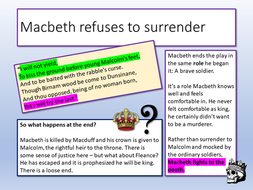 Macbeth: Act 5 Scene 5 - The End | Teaching Resources