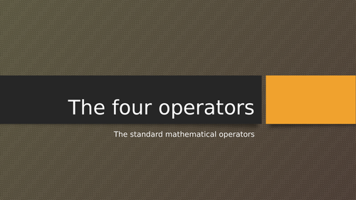 Basic Four Operators with Functional Questions | Teaching Resources