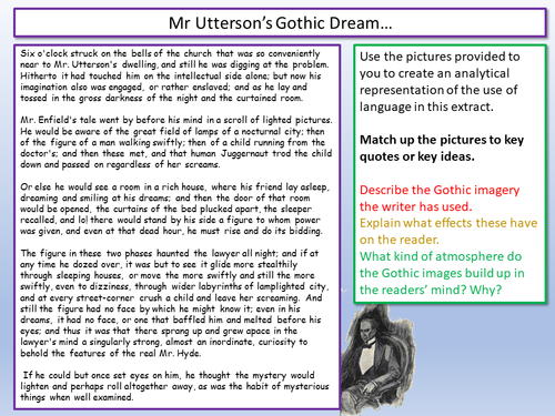 Jekyll and Hyde - Gothic in Chapter 2 | Teaching Resources