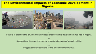 Environmental Impacts of Economic Development in Nigeria | Teaching ...