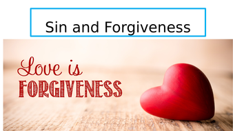 Eduqas Religious Studies Route B - Sin and Forgiveness | Teaching Resources