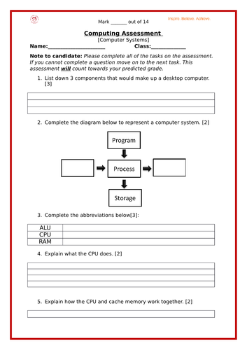 Introduction to Computer Systems for Computer Science GCSE KS4 ...