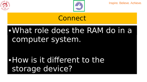 Storage and Memory - GCSE OCR Computer Science | Teaching Resources