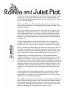 Romeo and Juliet Plot Sheets | Teaching Resources