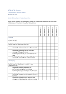 AQA GCSE Drama Component 2 Devised Drama Log | Teaching Resources
