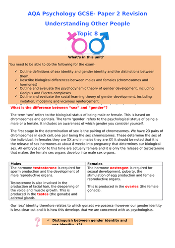 GCSE Psychology Revision 2 | Teaching Resources