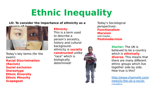 Ethnic Inequality | Teaching Resources