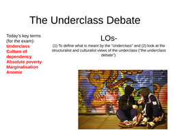 Underclass Debate | Teaching Resources