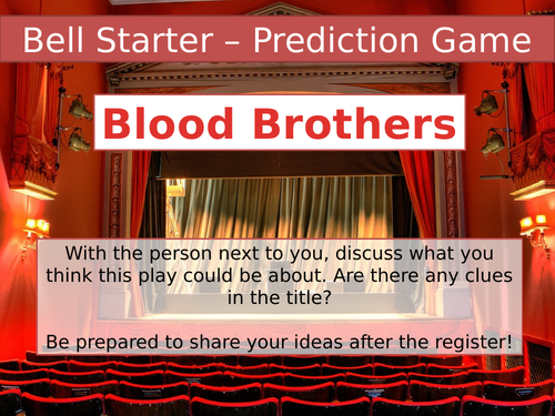 Blood Brothers - Lesson 1 - The Context of the Play | Teaching Resources