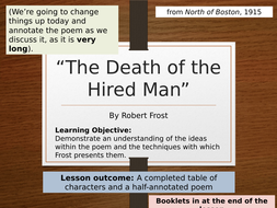 Robert Frost - Death of the Hired Man | Teaching Resources