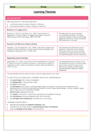 CIE A' level Psychology - Saavedra & Silverman | Teaching Resources