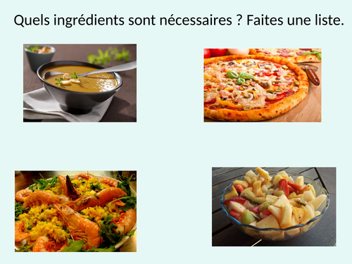 Une alimentation saine | Teaching Resources