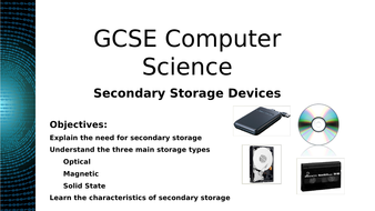 Secondary Storage Devices | Teaching Resources