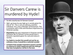 Jekyll and Hyde - Sir Danvers Carew | Teaching Resources